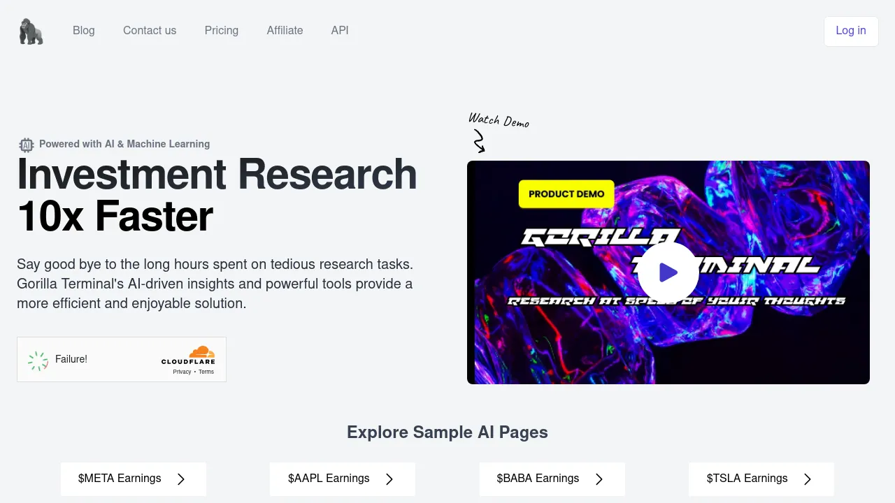 GorillaTerminal AI - BestofAI